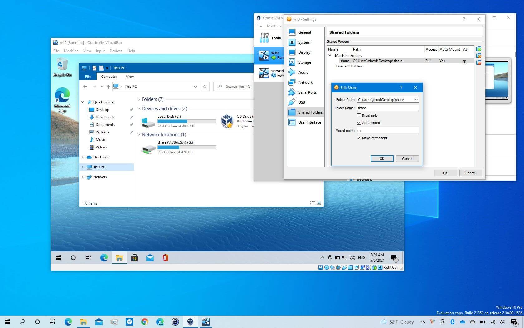 How To Create Shared Folder For Virtual Machine On VirtualBox
