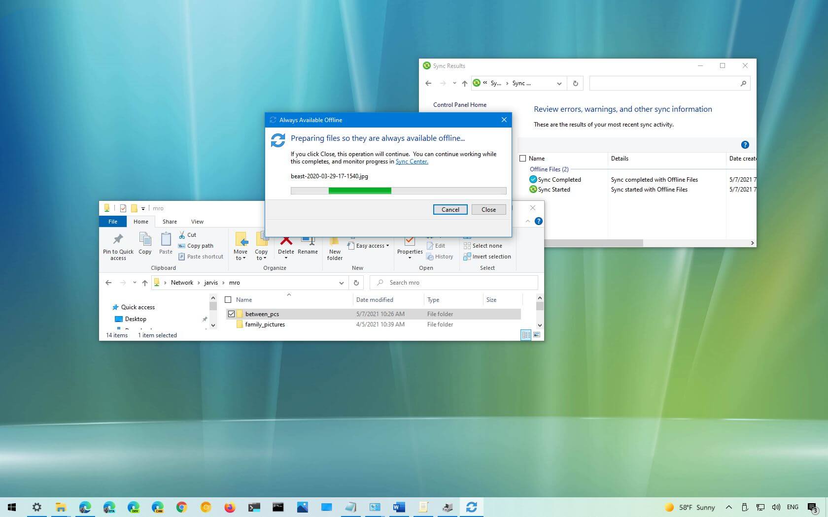 How To Enable Offline Files On Windows 10 Pureinfotech