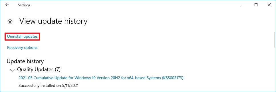 How to uninstall quality updates on Windows 10 - Pureinfotech How to uninstall quality updates on Windows 10 - Pureinfotech