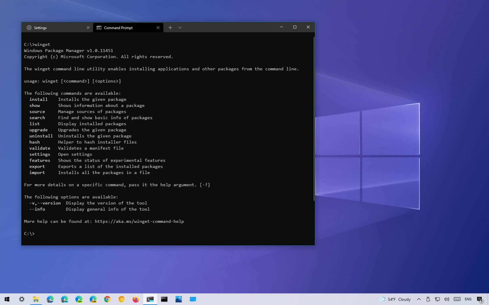 Microsoft Ships Windows Package Manager Winget Version 1 0 Pureinfotech