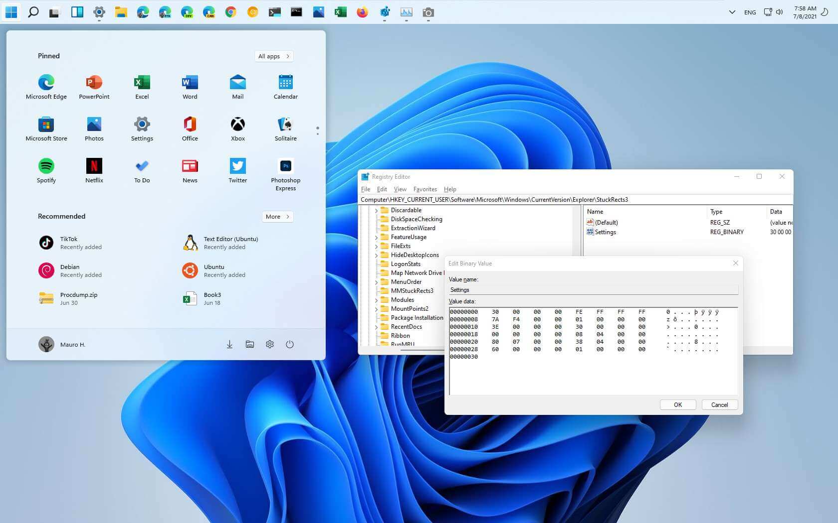 How To Move Taskbar To Top Or Side On Windows 11 Pureinfotech How To Move Taskbar To Top Or Side On Windows 11 Pureinfotech