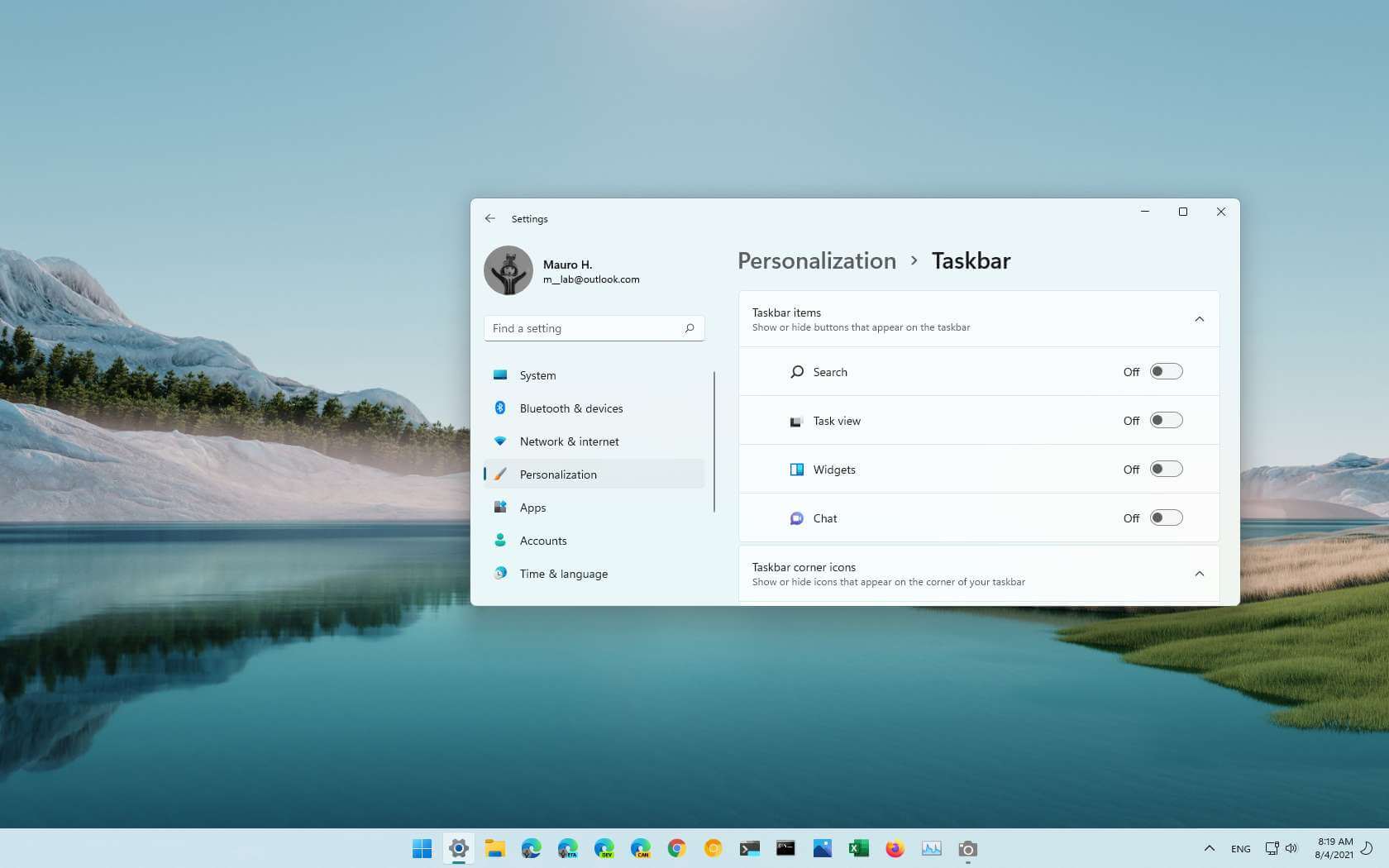 How to remove Search, Task view, Widgets, Chat from taskbar on Windows ...