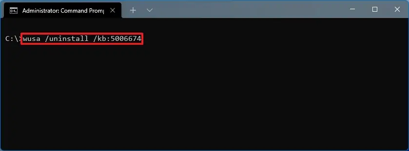 How to uninstall an update on Windows 11 - Pureinfotech