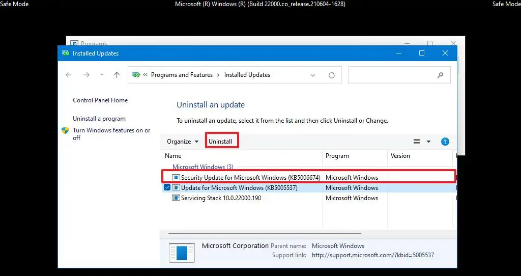 How to uninstall an update on Windows 11 - Pureinfotech