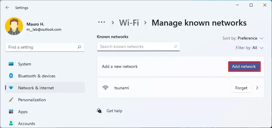 How to add Wi-Fi network connection on Windows 11 - Pureinfotech