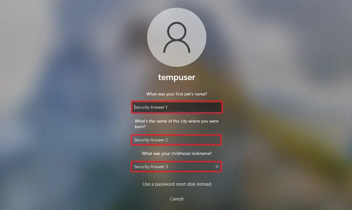 How to change account password from Lock screen on Windows 11 ...