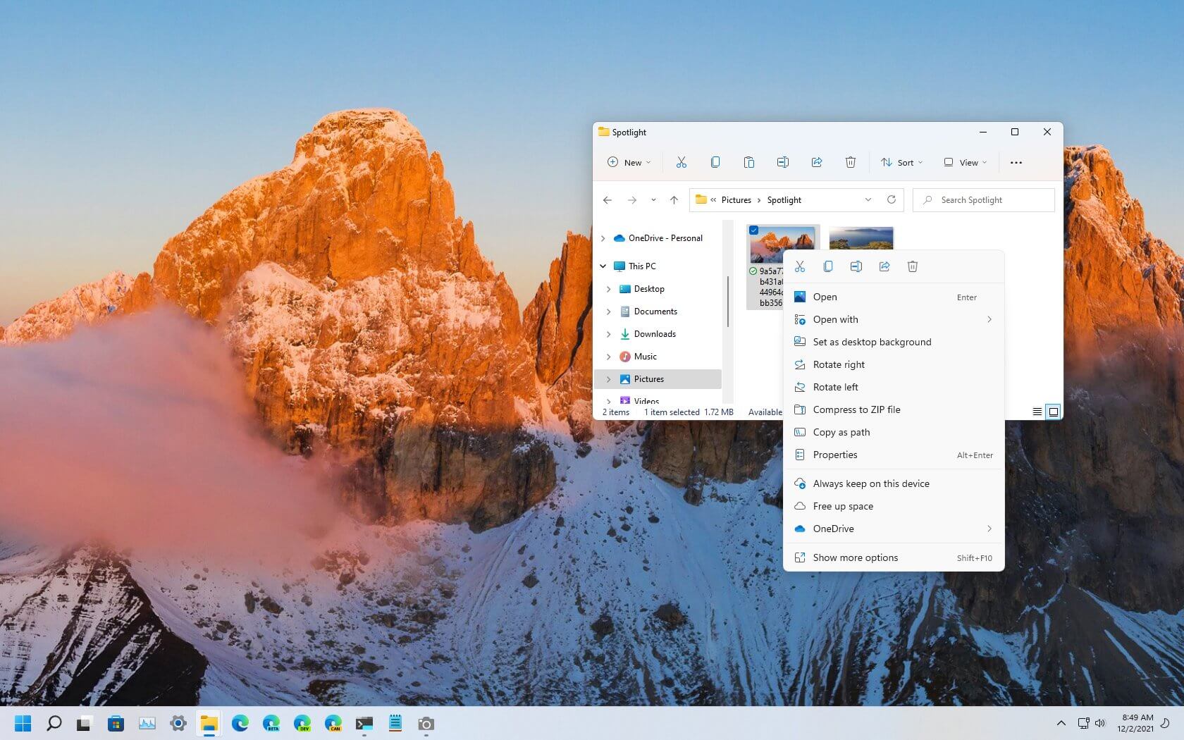 How To Set Lock Screen Image As Desktop Wallpaper On Windows 11 Pureinfotech