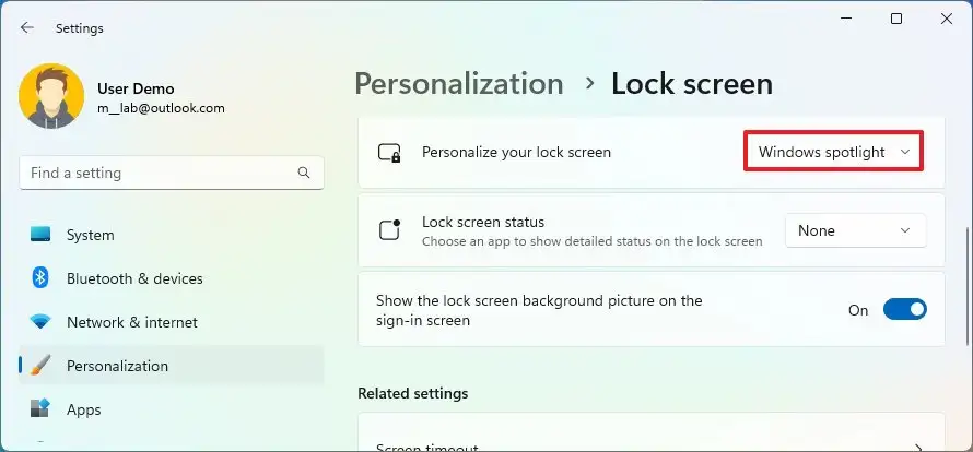 How to change Lock screen wallpaper on Windows 11 - Pureinfotech