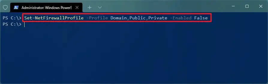 How to disable firewall on Windows 11 - Pureinfotech