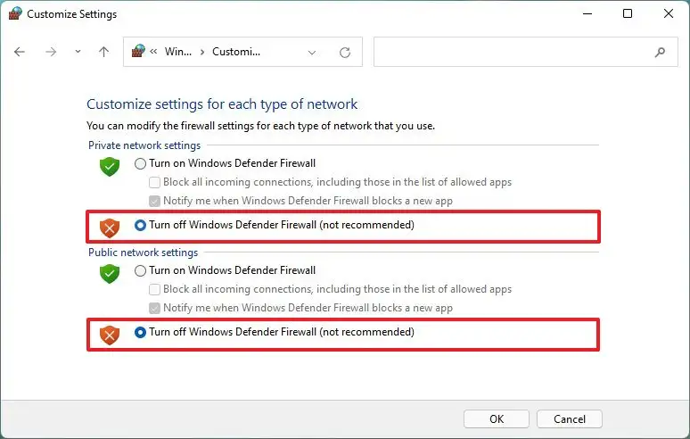 How to disable firewall on Windows 11 - Pureinfotech