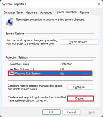 How to create restore point on Windows 11 - Pureinfotech