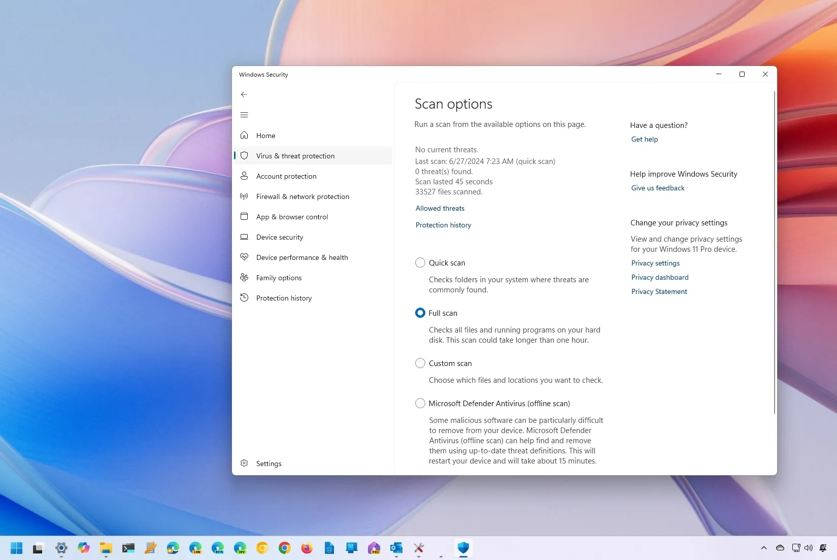How to run Microsoft Defender full virus scan on Windows 11 - Pureinfotech How to run Microsoft Defender full virus scan on Windows 11 - Pureinfotech