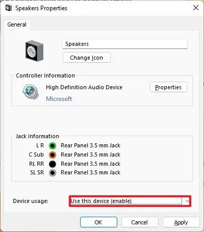 How to disable audio device on Windows 11 - Pureinfotech