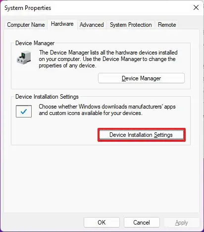 How to disable automatic driver install on Windows 11 - Pureinfotech