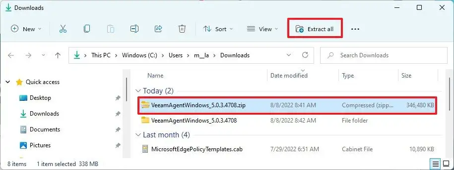 How to create full backup with Veeam on Windows 11 - Pureinfotech