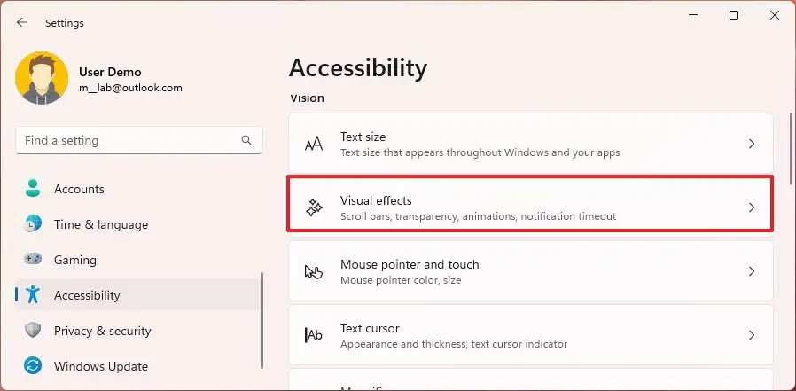 How to disable animation effects on Windows 11 - Pureinfotech