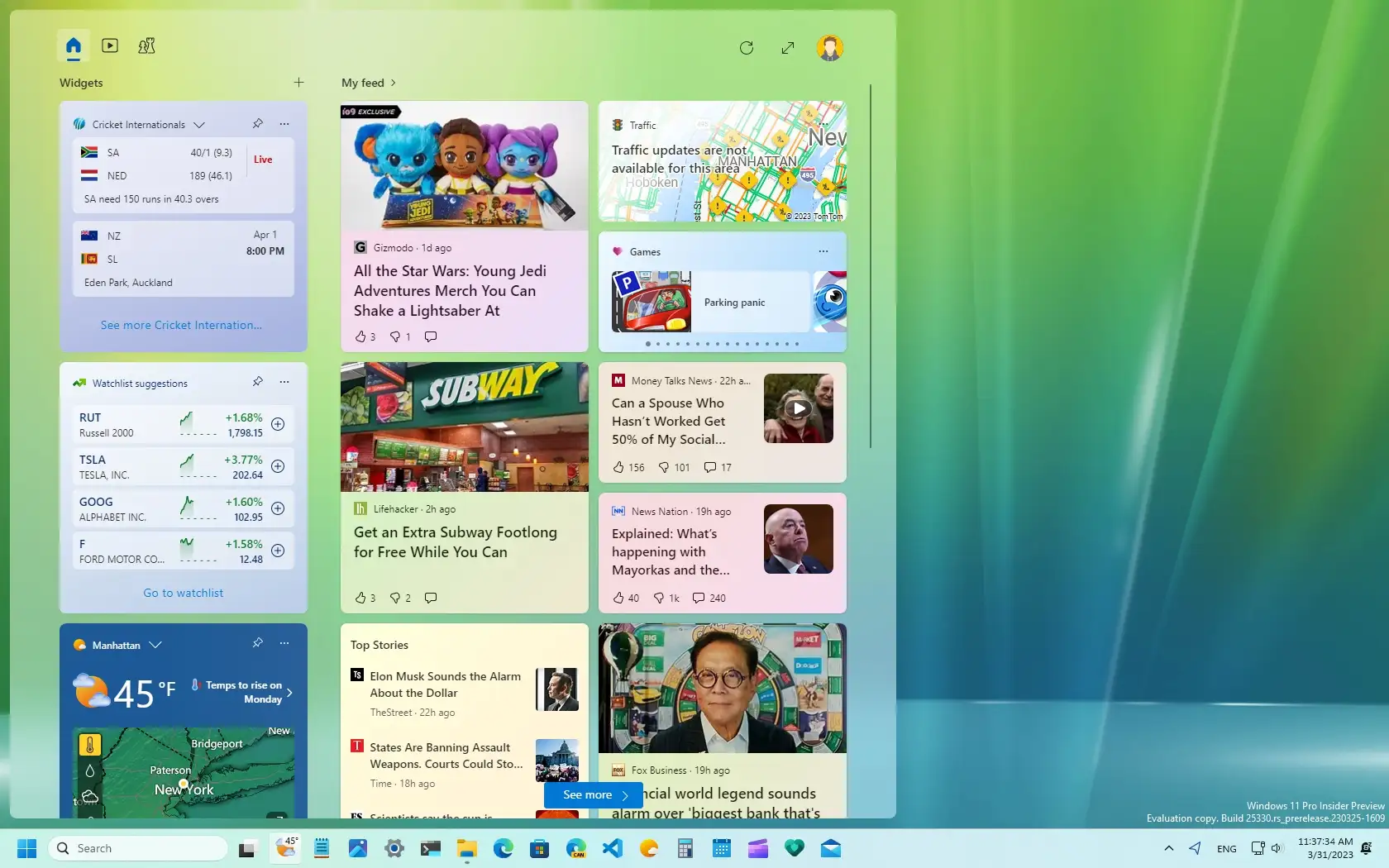 How to enable new Widgets (three-column) on Windows 11 - Pureinfotech