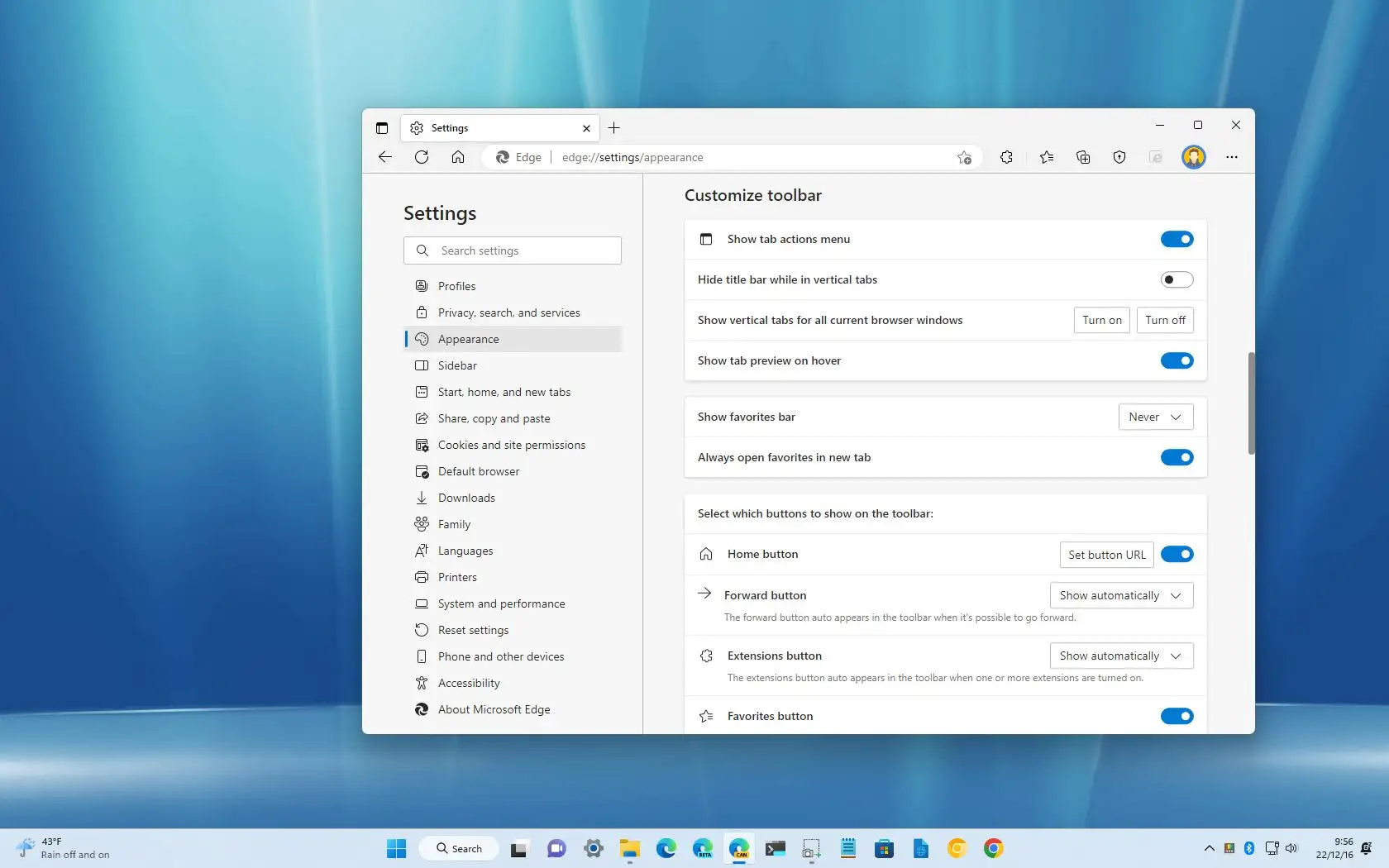 How To Always Open Favorites Links In New Tabs On Microsoft Edge 