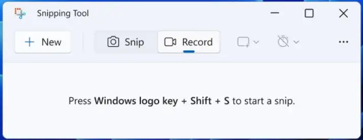 Snipping Tool gets screen recording feature on Windows 11 - Pureinfotech