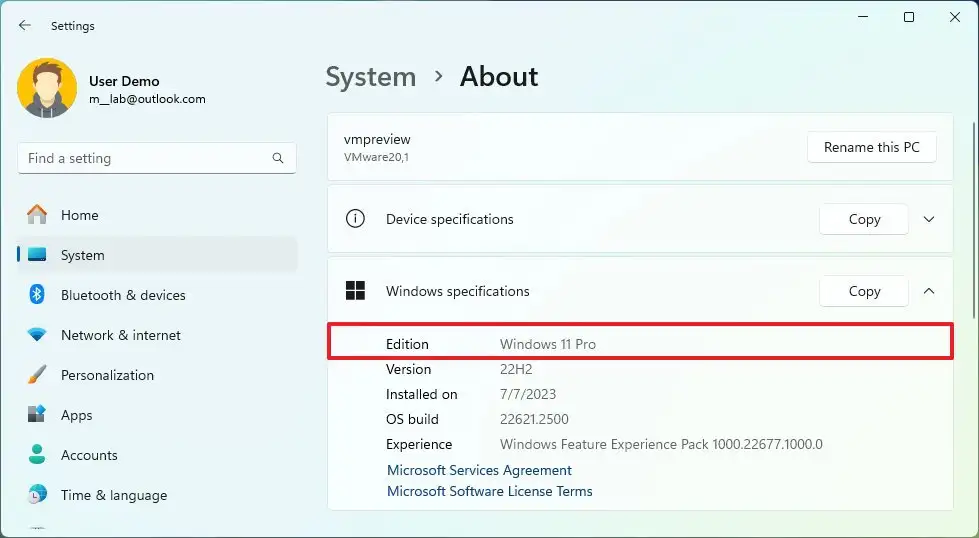 How to check your Windows 11 edition (Home or Pro) - Pureinfotech