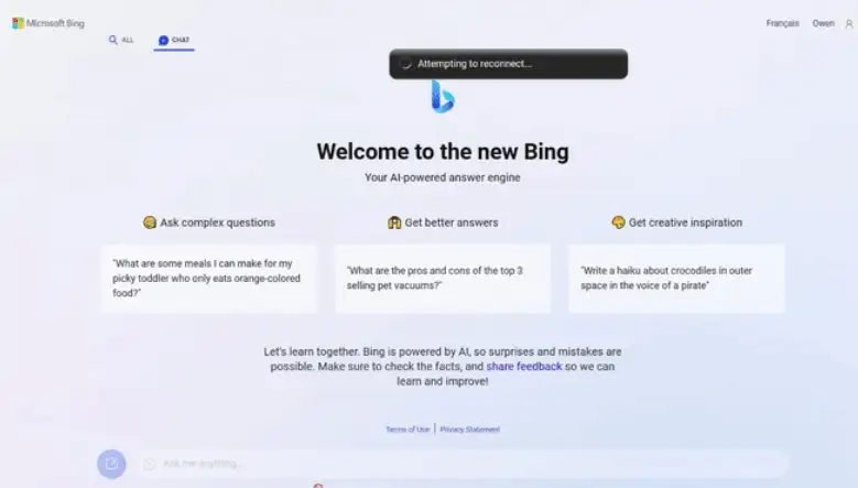 Microsoft Bing with ChatGPT support leaks online - Pureinfotech