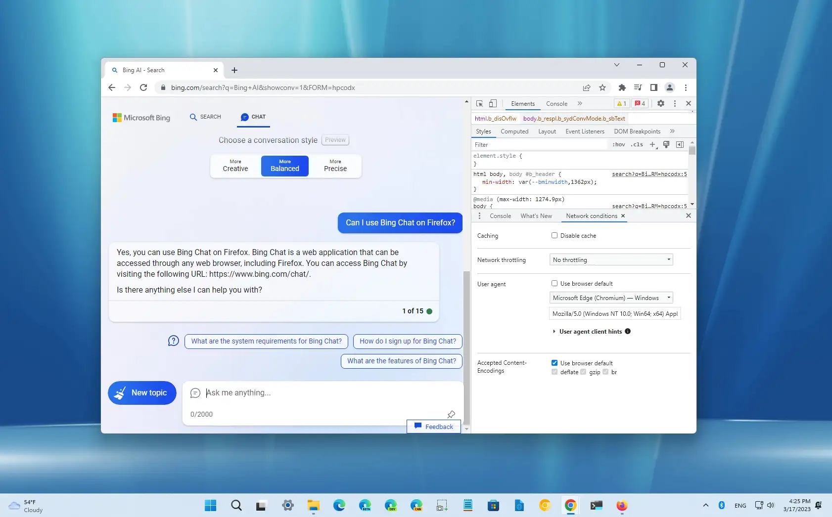 How To Access Bing Chat AI On Chrome Or Firefox Pureinfotech
