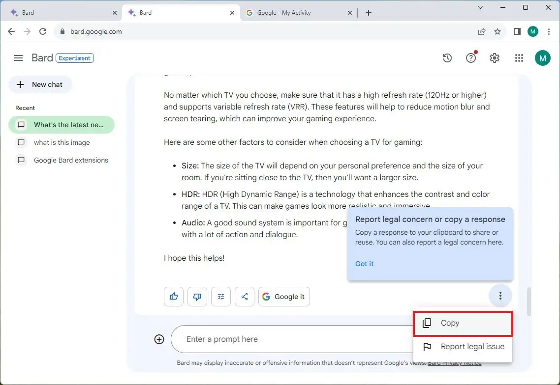 How to use new Google Bard AI chatbot - Pureinfotech