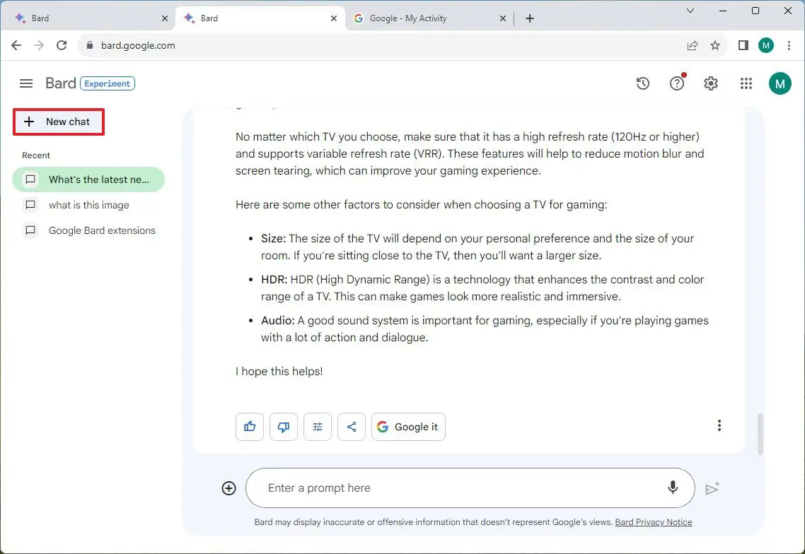 How to use new Google Bard AI chatbot - Pureinfotech
