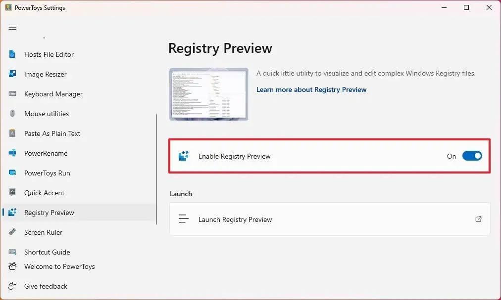 How to edit Registry files with PowerToys on Windows 11 - Pureinfotech