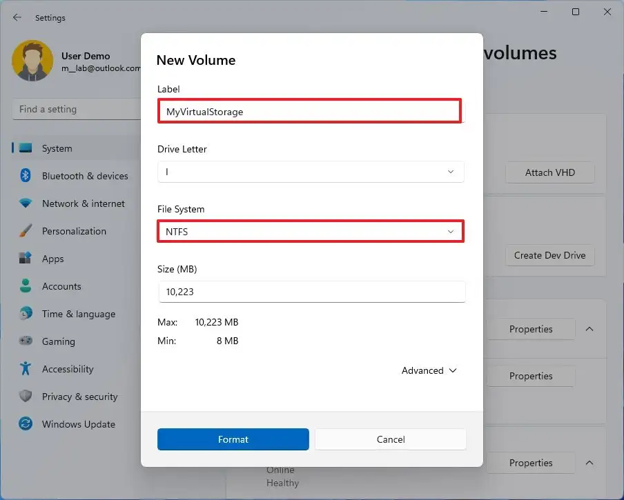 How to create virtual drive (VHD, VHDX, Dev Drive) on Windows 11 - Pureinfotech