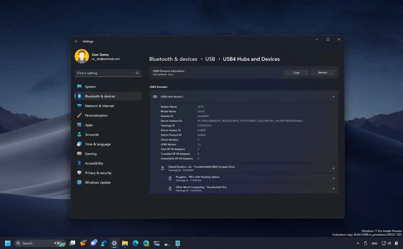 How to check USB4 devices specs from Settings on Windows 11 - Pureinfotech