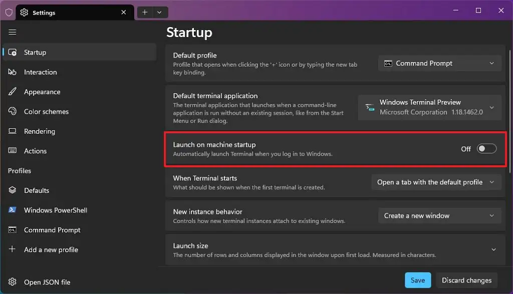 How to launch Windows Terminal on startup on Windows 11 - Pureinfotech