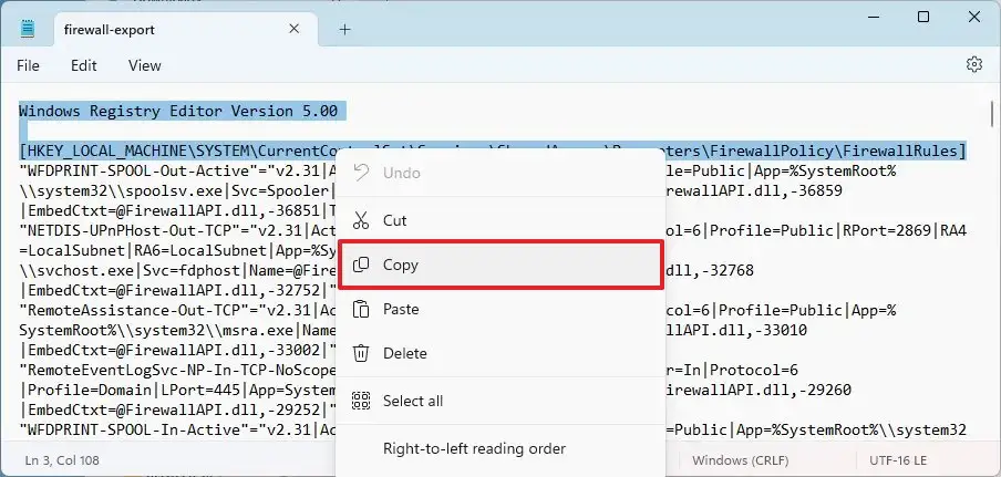 How to export and import individual firewall rules on Windows 11 - Pureinfotech