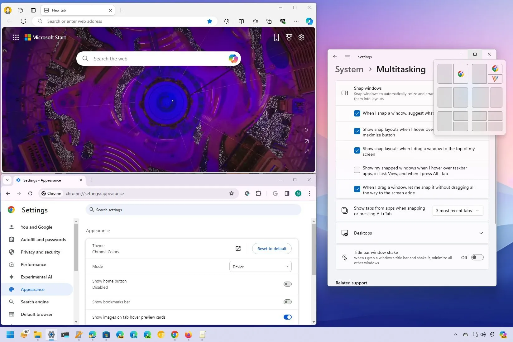 How to Snap apps on Windows 11 - Pureinfotech