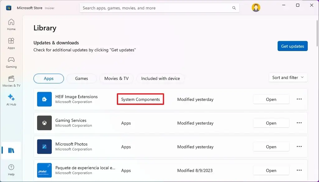 Windows 11 23h2 To Show System Components Label Pureinfotech