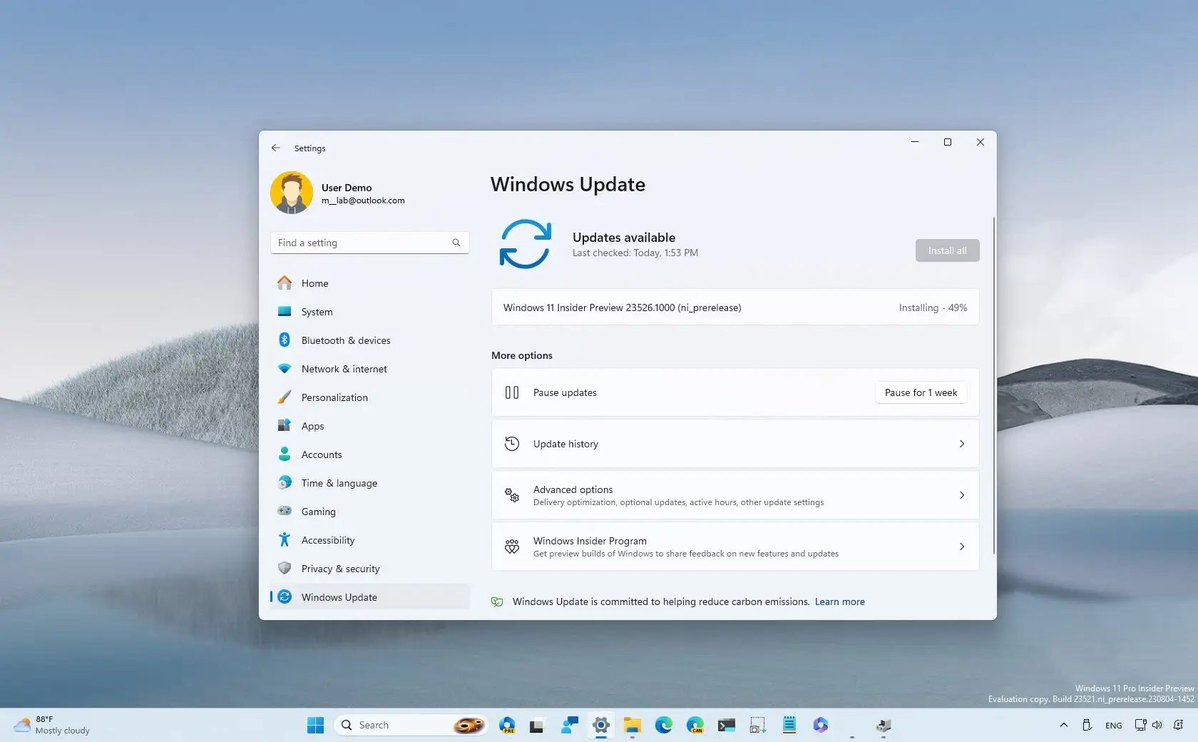 Windows 11 build 23526 outs in Dev Channel - Pureinfotech