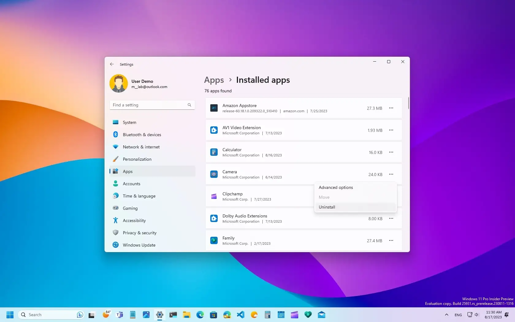 Windows 11 23H2 will add uninstall option for more inbox apps ... Windows 11 23H2 will add uninstall option for more inbox apps ...
