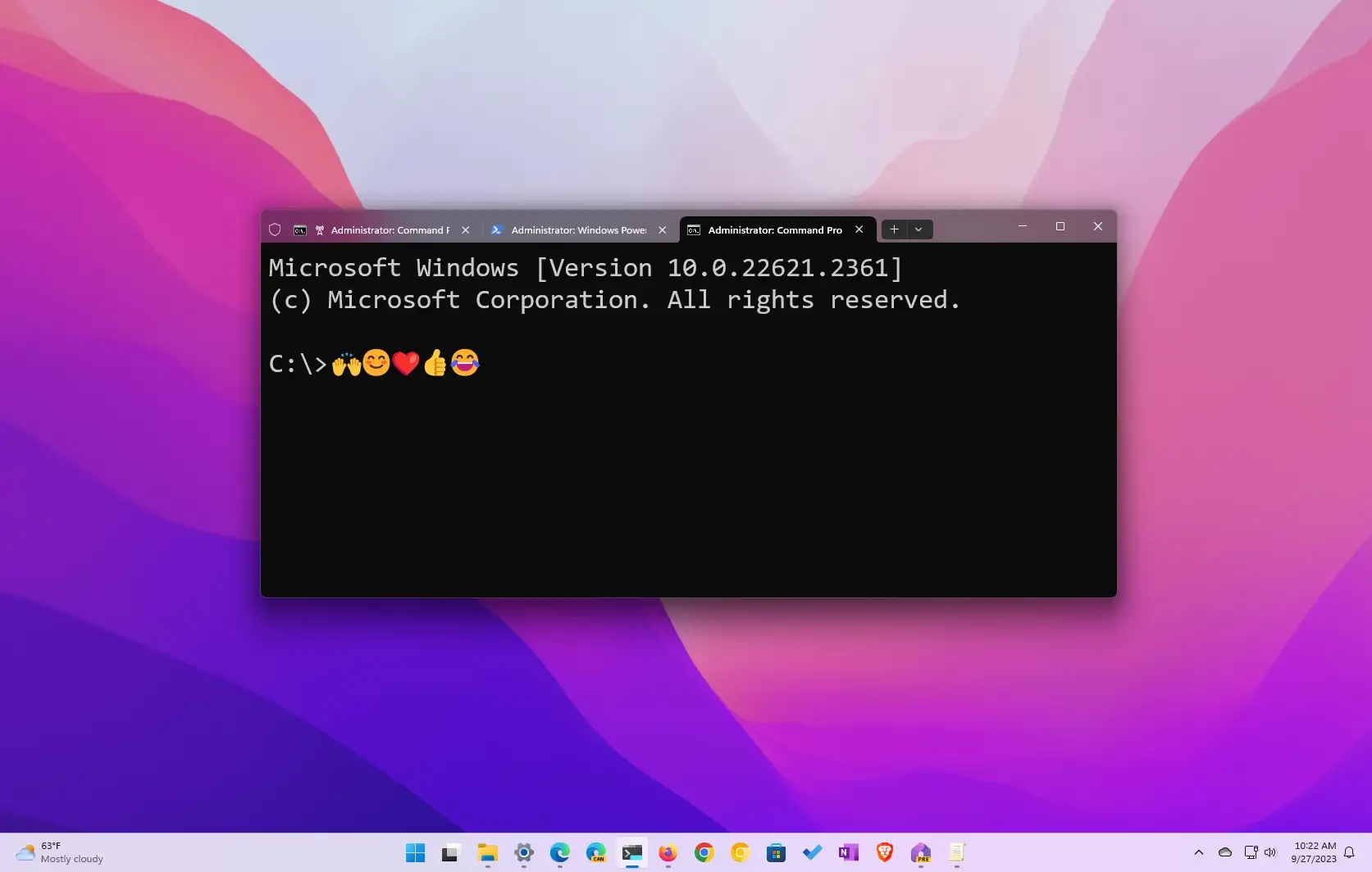 Windows Terminal 1.19 outs with web search, broadcast, emoji support - Pureinfotech