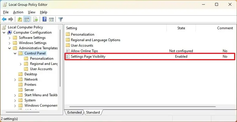 How to remove new Settings 'Home' page on Windows 11 - Pureinfotech
