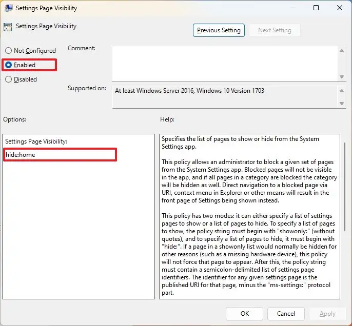 How to remove new Settings 'Home' page on Windows 11 - Pureinfotech