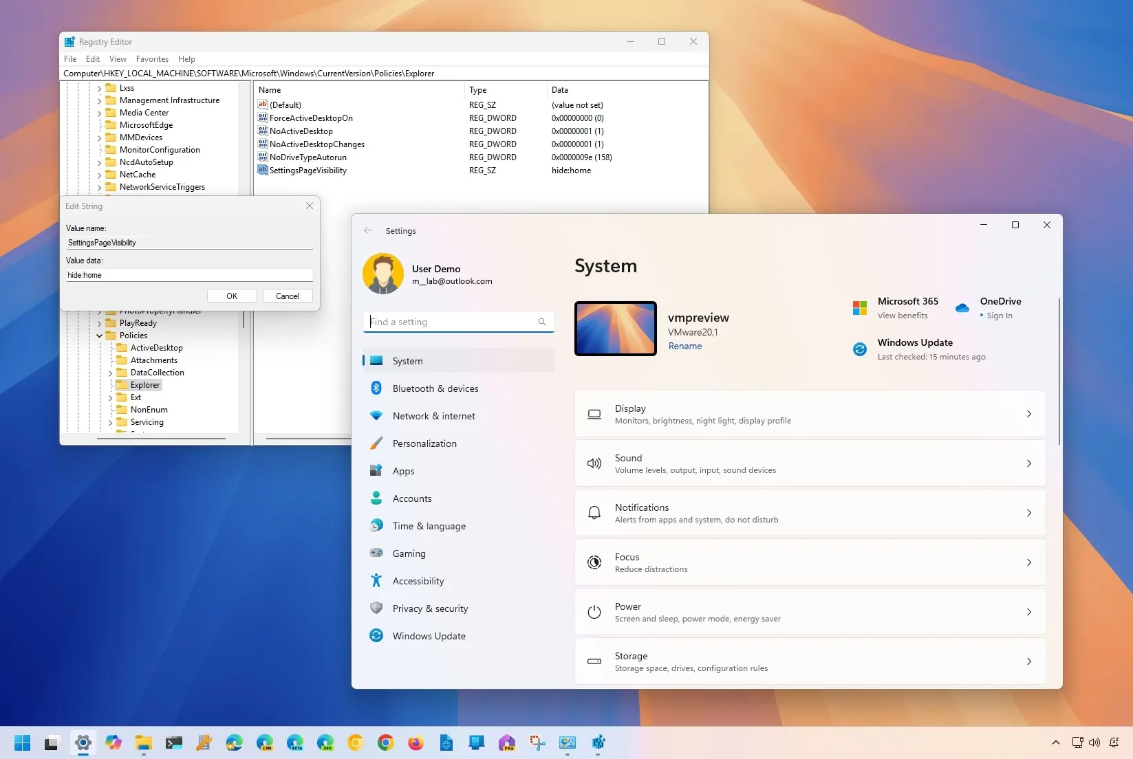How to remove Settings 'Home' page on Windows 11 - Pureinfotech