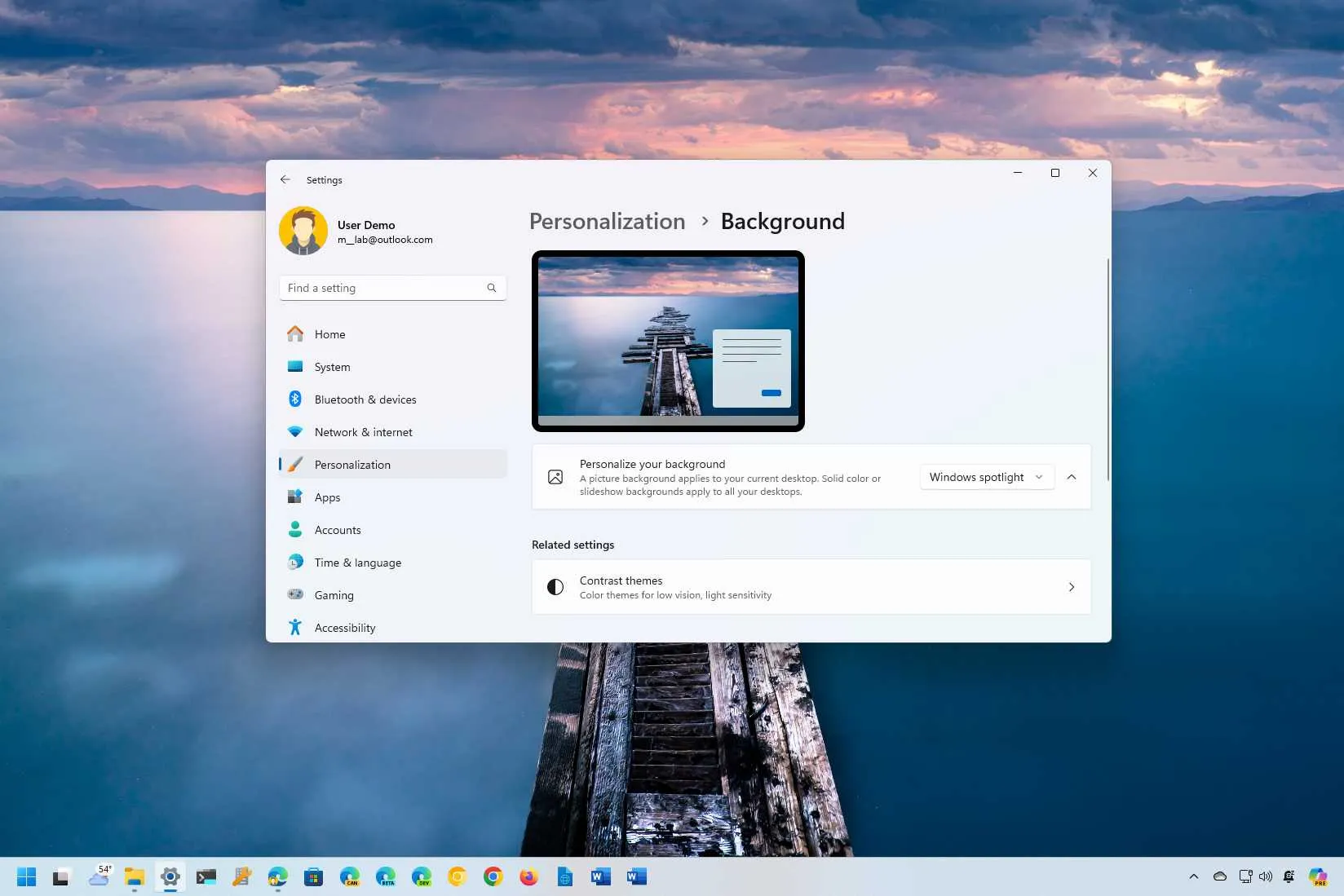 How to enable Spotlight desktop wallpapers on Windows 11, 10 - Pureinfotech