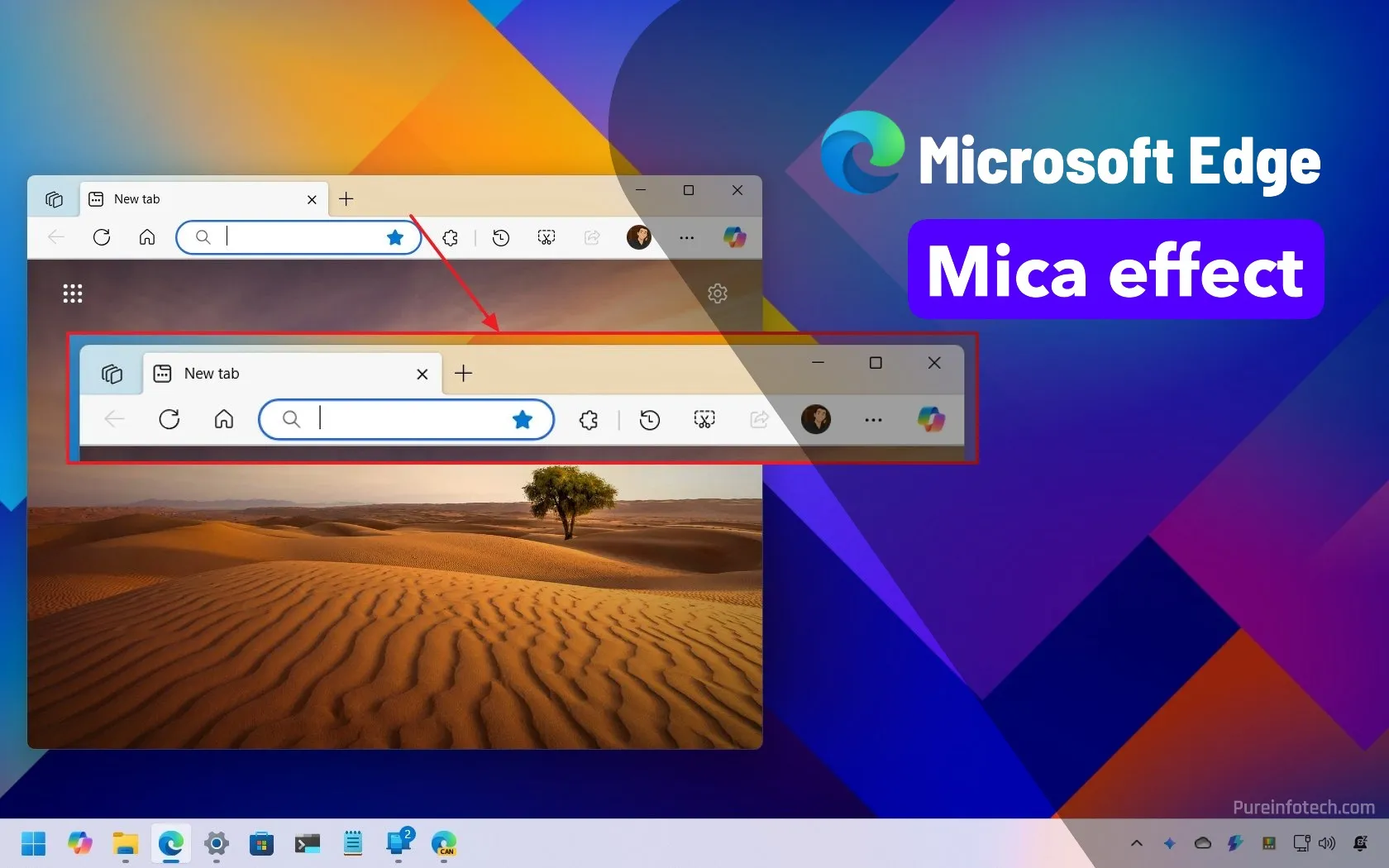 How to enable mica effect on Microsoft Edge in 2025 - Pureinfotech