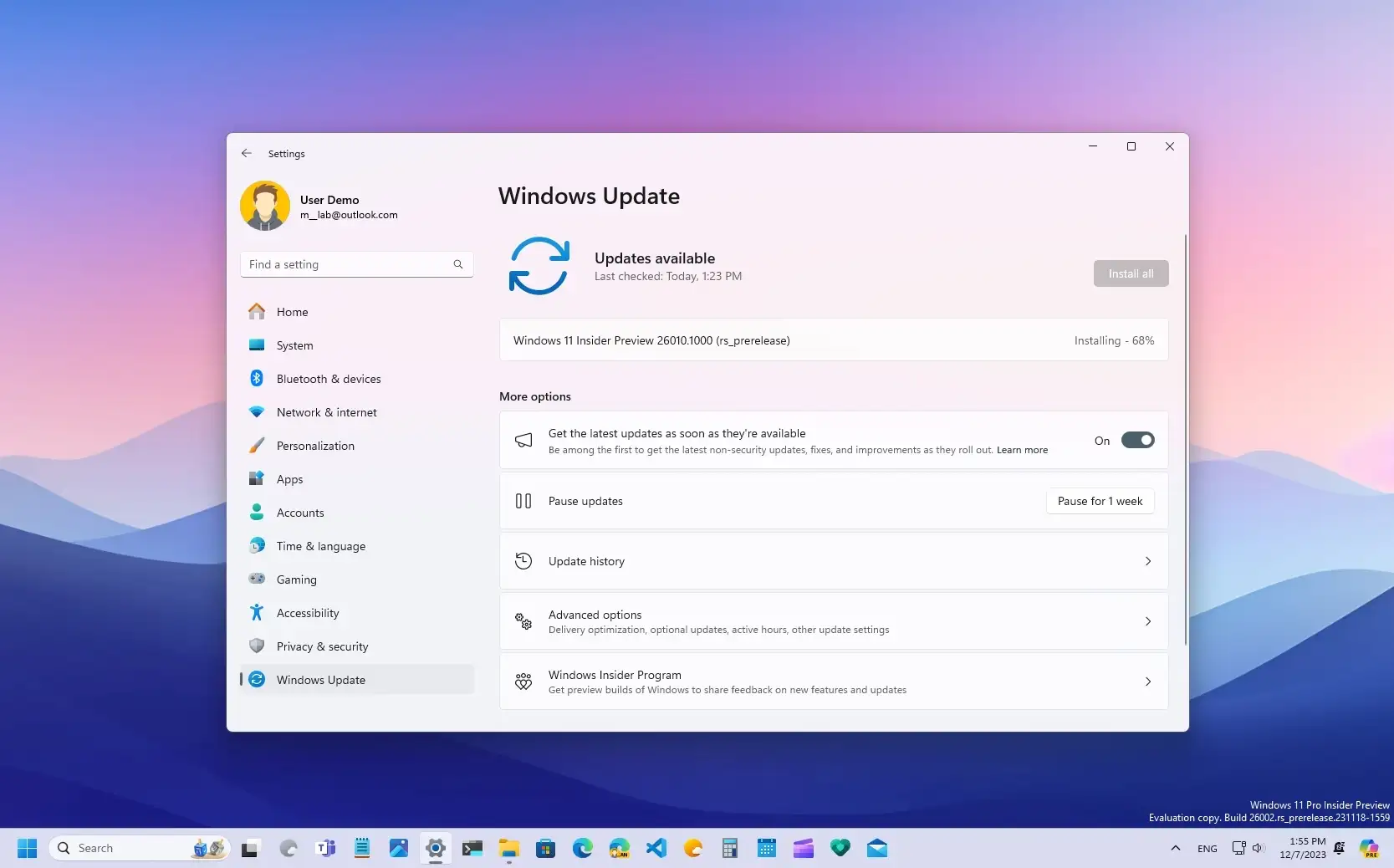 Windows 11 build 26010 allows Copilot undocking and turning off Widgets ... Windows 11 build 26010 allows Copilot undocking and turning off Widgets ...