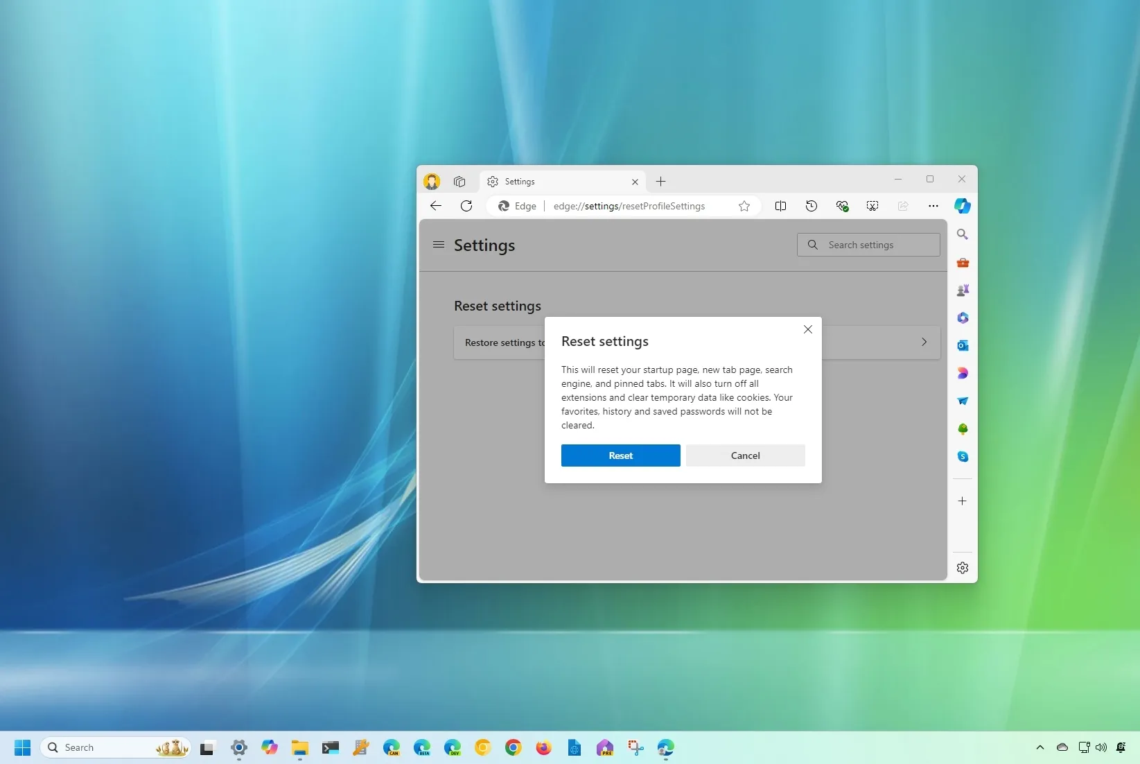 How To Reset Microsoft Edge In Windows 10