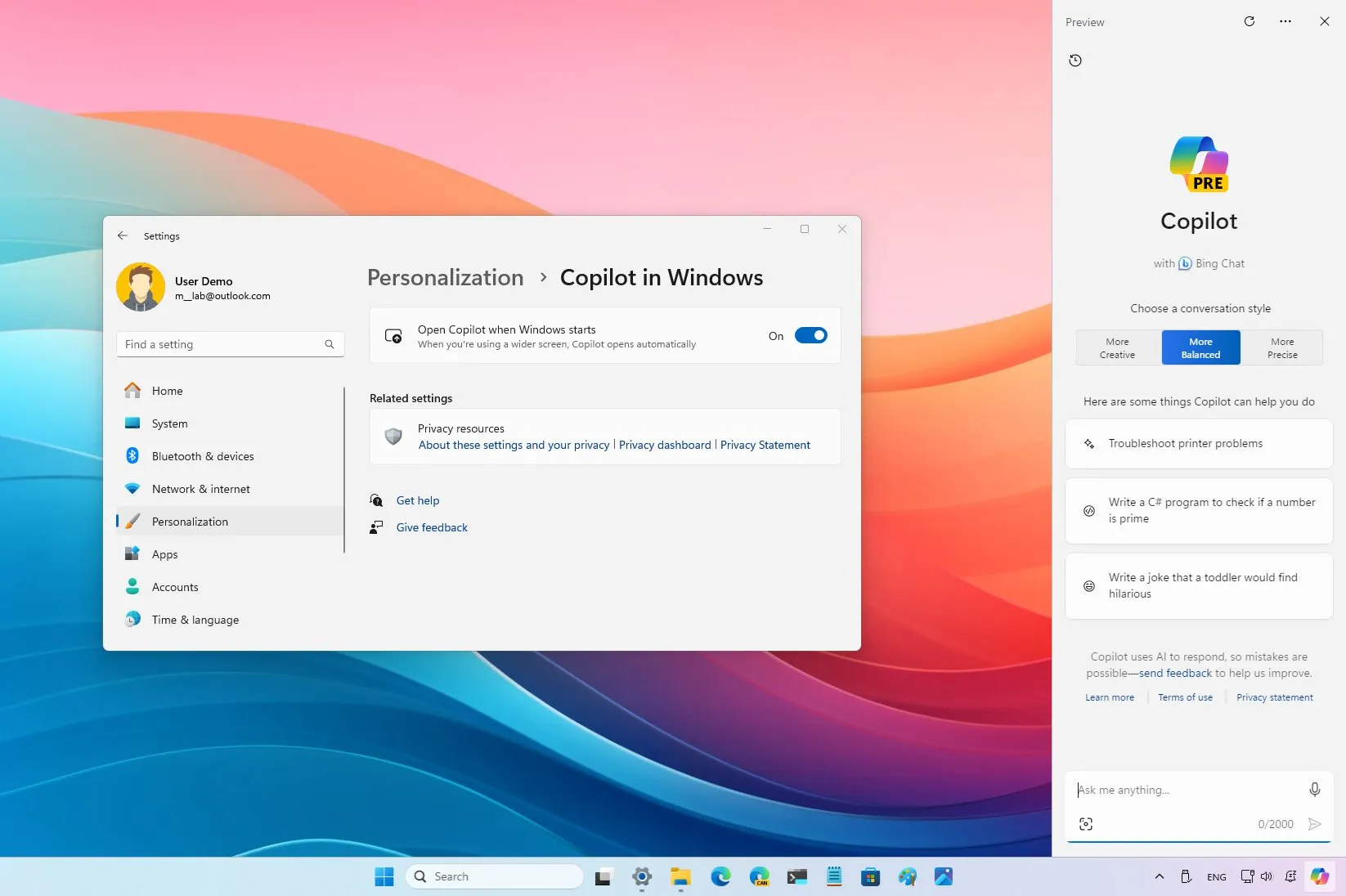 Microsoft wants to auto start Copilot on 27-inch displays on Windows 11 - Pureinfotech
