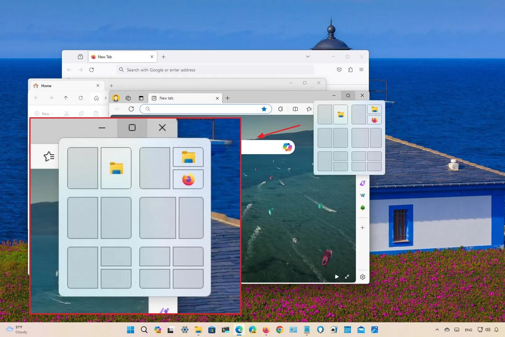 Windows 11 build 22635.3130 (KB5034218) brings back Snap Layouts ...