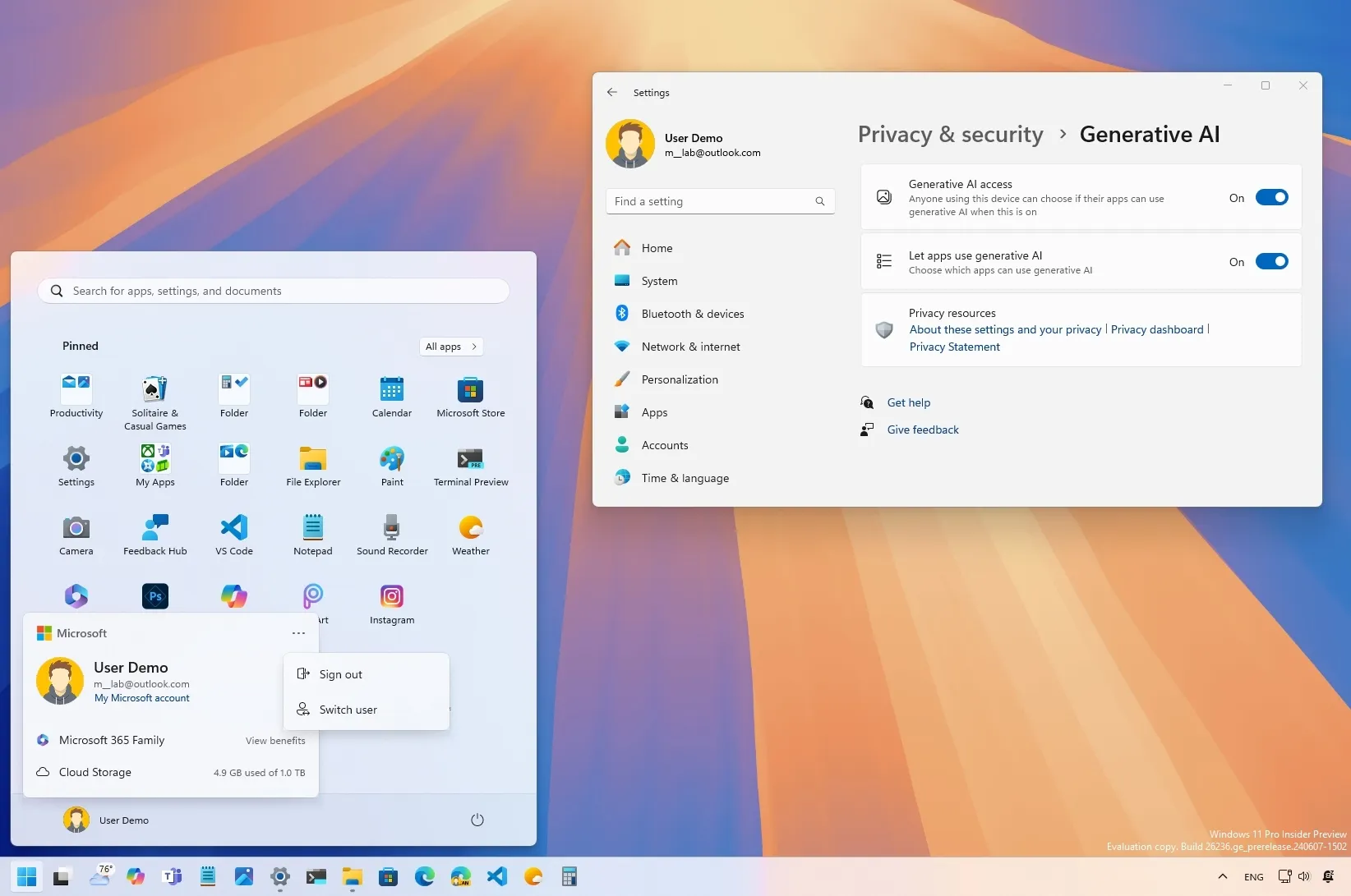 Windows 11 gets new sign-in animation and AI changes (build 26236 ...