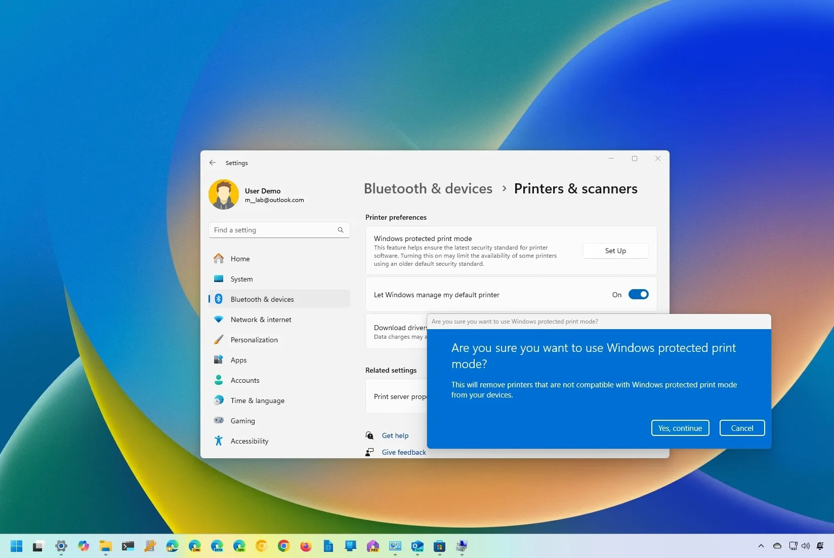 How to enable Protected Print Mode on Windows 11 - Pureinfotech