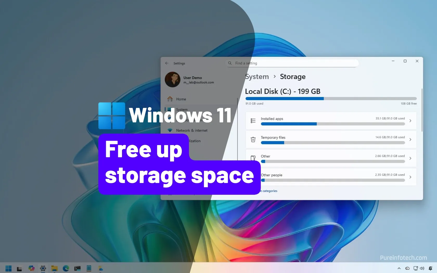 How to free up storage space on Windows 11 - Pureinfotech